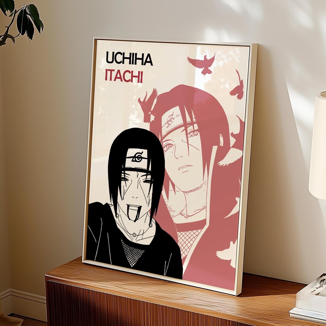 Uchicha Itachi Poster, Naruto Poster, Itachi Wall Art, Uchiha Itachi ...
