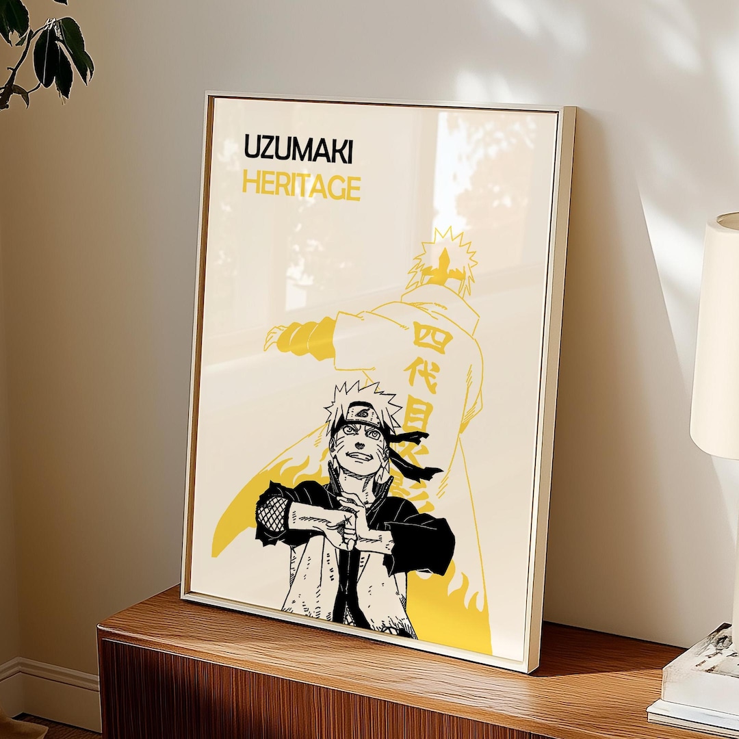 Uzumaki Naruto Poster, Naruto Poster, Naruto Wall Art, Naruto Shippuden ...