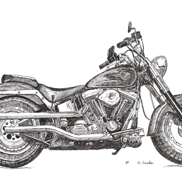 Harley Davidson Ink Pen - Etsy