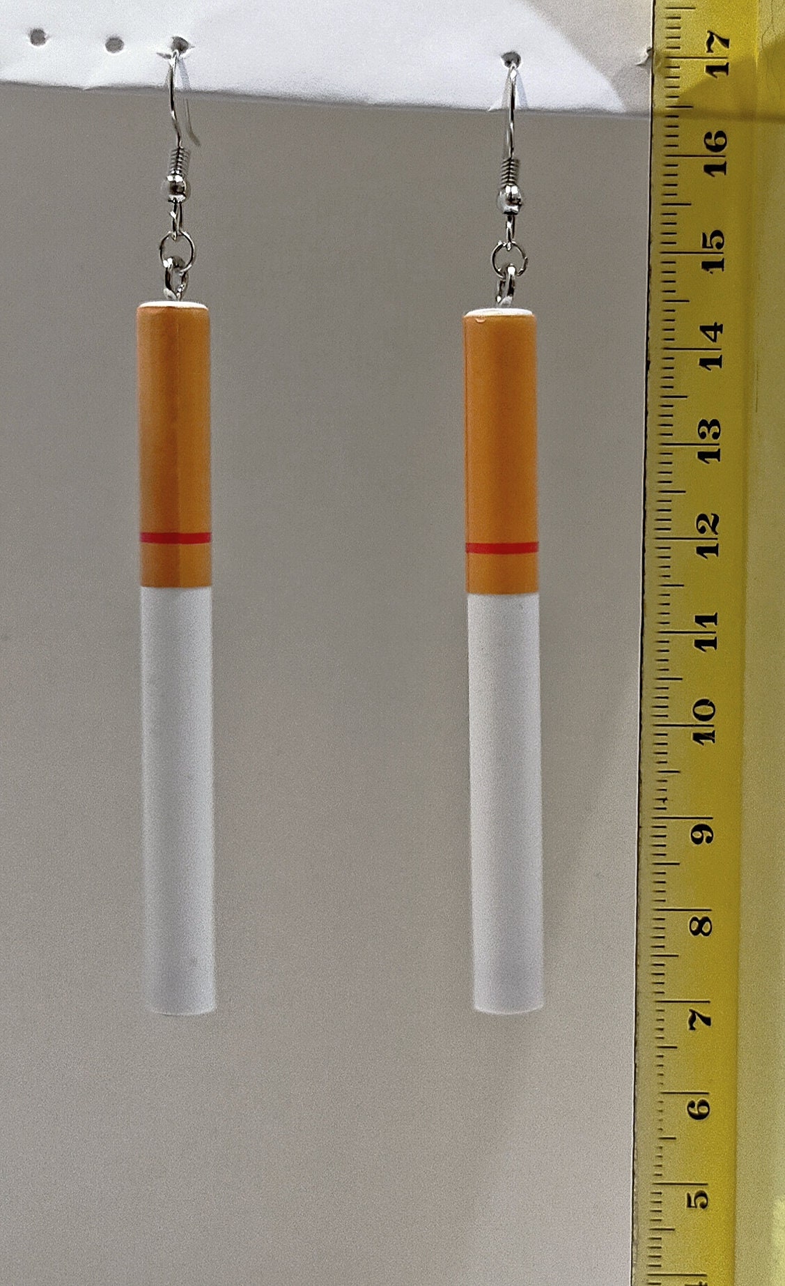 Novelty Cigarette Earrings Dangle Drop Fun Party Funny Adult Joint ...
