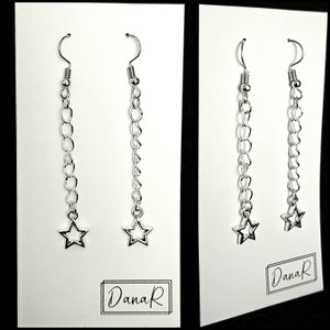 Gothic Celestial Earrings | Emo Fairy Grunge Jewellery Cute Minimalist ...