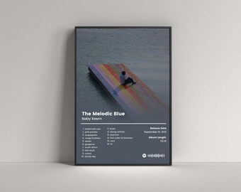 The Melodic Blue Album Print - Etsy