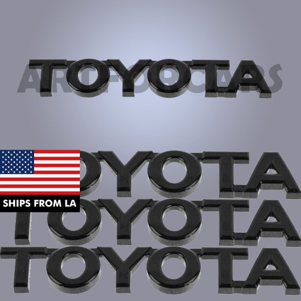 Black Toyota Emblem - Etsy