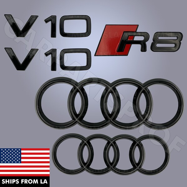 Audi R8 Emblems - Etsy