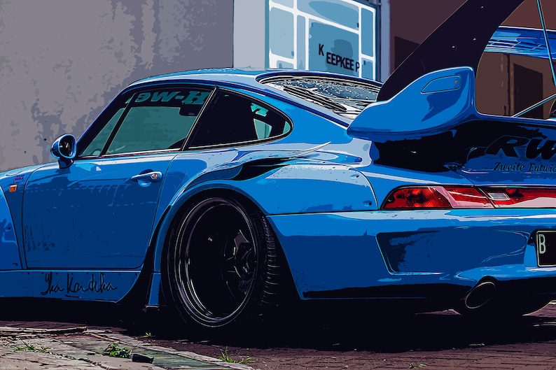 RWB Porsche Digital Download, Porsche 911 Computer Wallpaper / Desktop ...