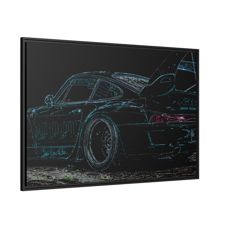 Large Canvas Wall Art Racing Custom RWB Porsche 911 Canvas Print ...