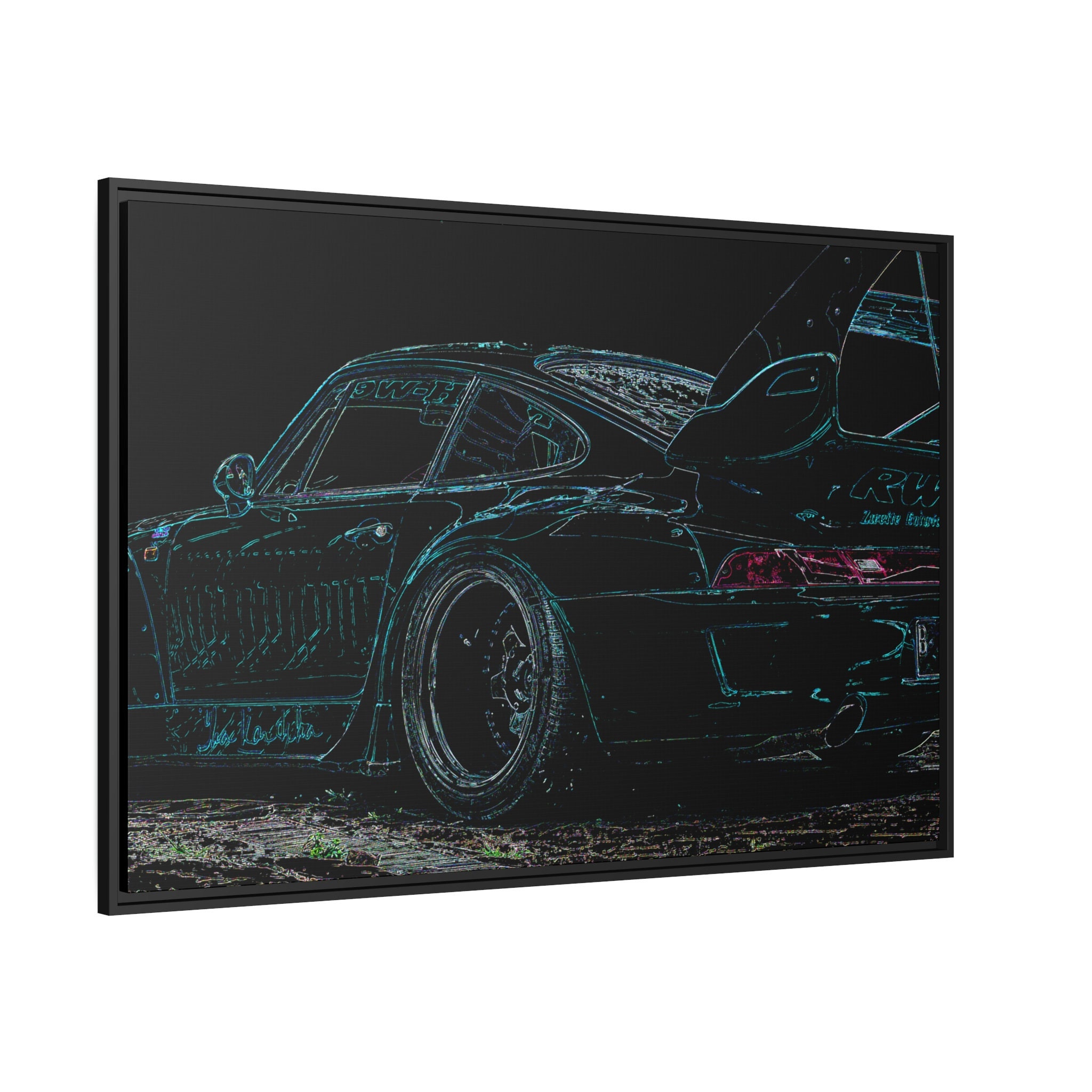 Large Canvas Wall Art Racing Custom RWB Porsche 911 Canvas Print ...