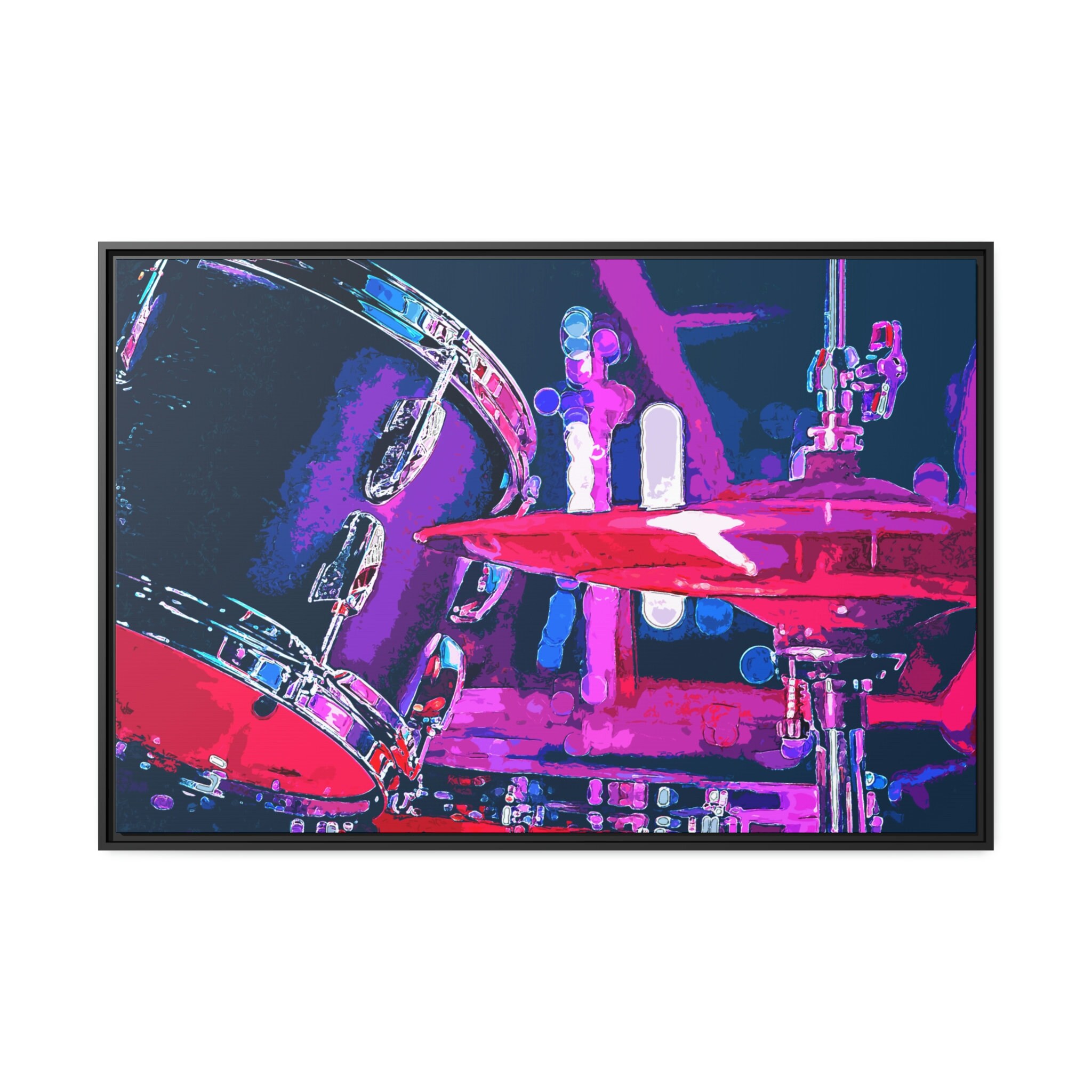 Drummer Wall Art for Music Studio Decor - Drumset Wall Art, Instrument ...