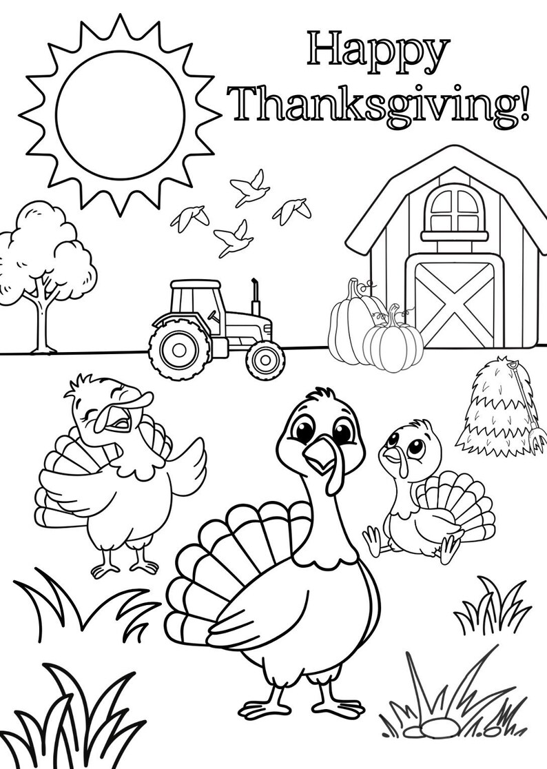 Thanksgiving Coloring Pages & Activity Printables | Printable Fall ...