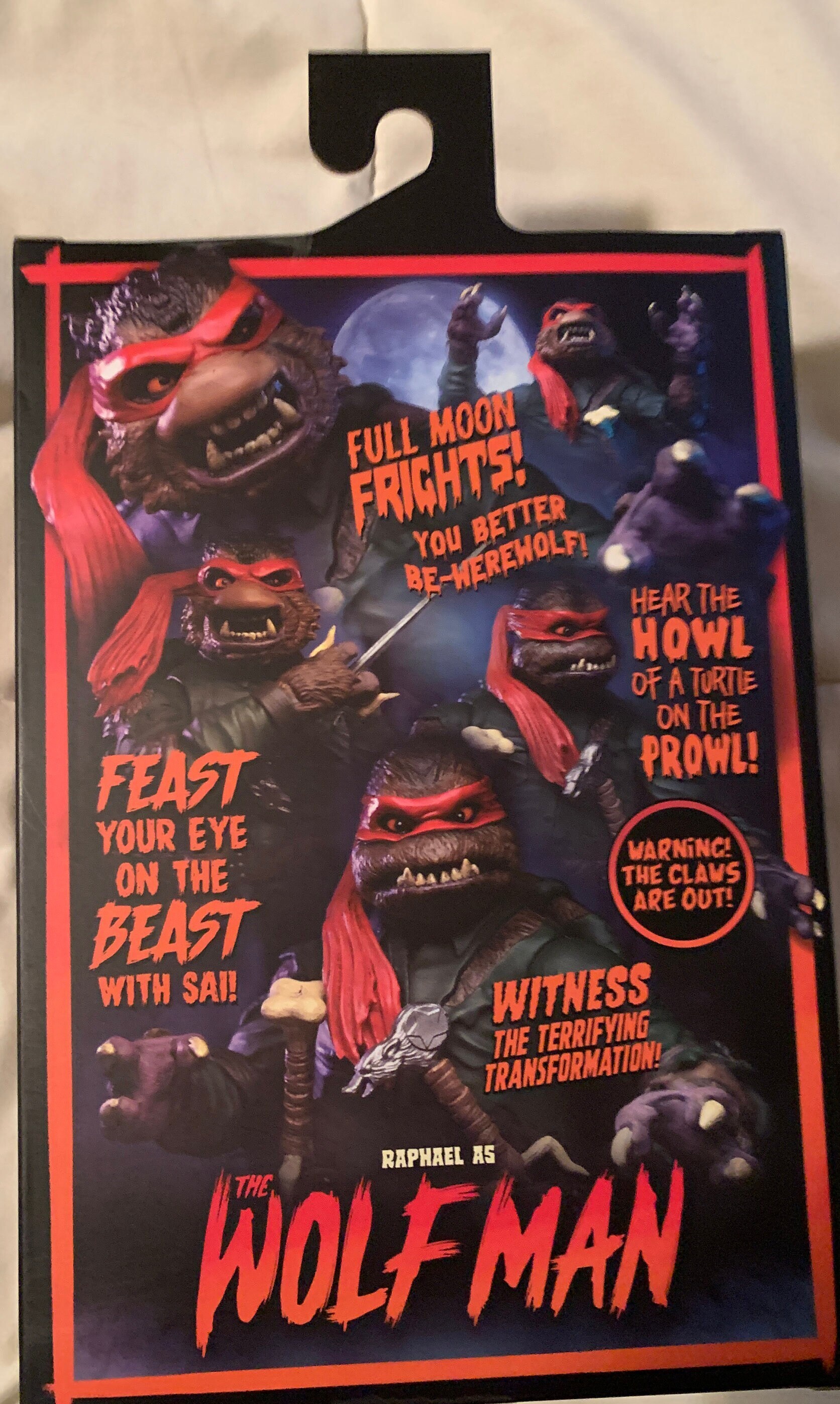 NECA and Universal Monsters TMNT Raphael as the Wolfman 7 Inches ...