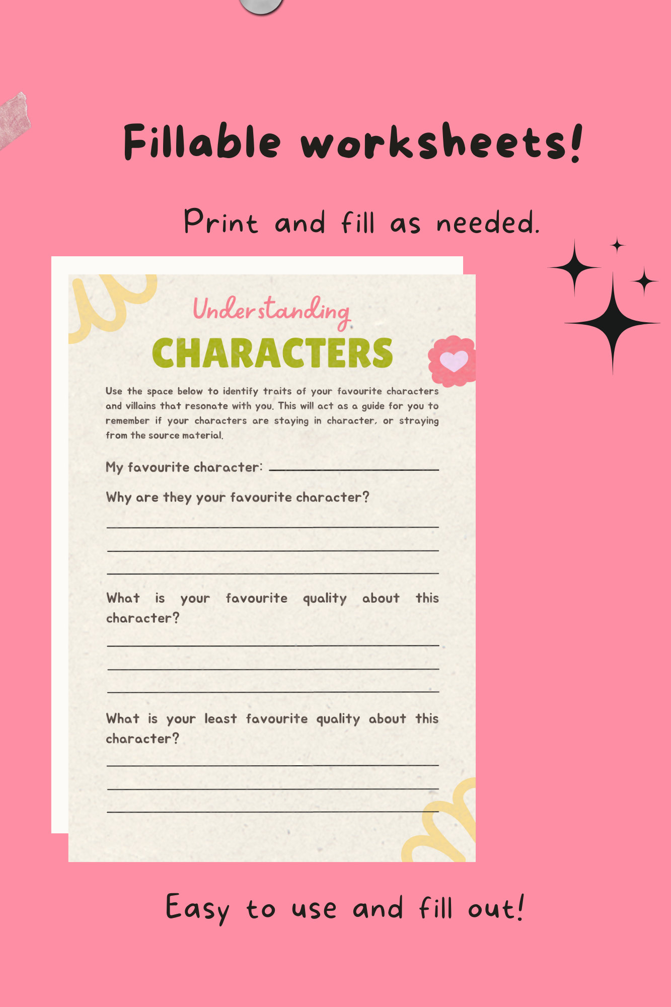 Fanfiction 101 Workbook and Guide | How to Write Fanfiction | All About ...