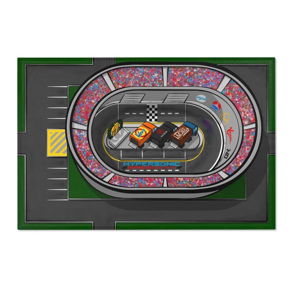 Race Track Rug - Etsy