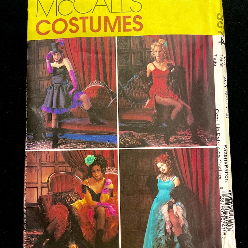 Vintage Saloon Costume - Etsy