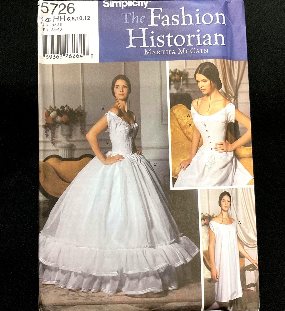Simplicity 5726 Sewing Pattern Women's Historical Undergarments ...