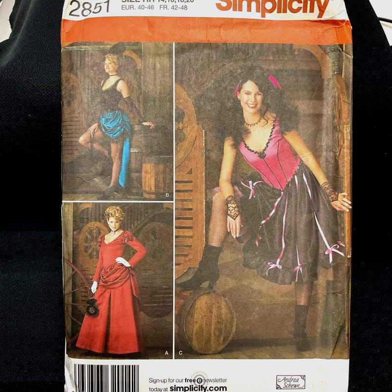 Saloon Girl Pattern - Etsy