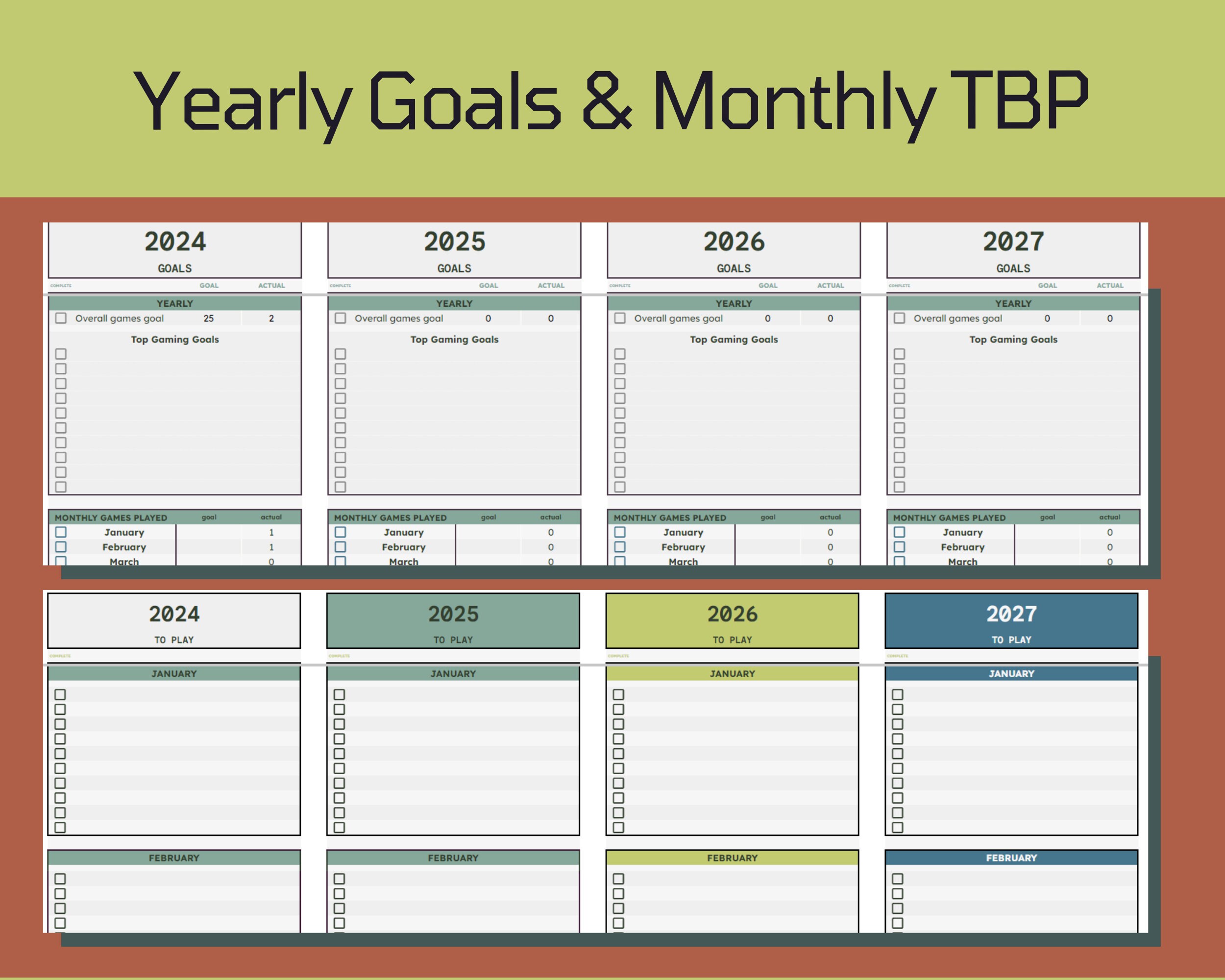 Ultimate Gaming Spreadsheet, Google Sheets Template, Gaming Tracker ...