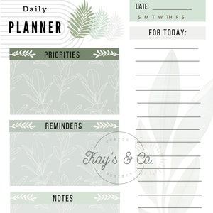 Planner Bundle, Daily Planner, Weekly Planner, Monthly Planner, Journal ...