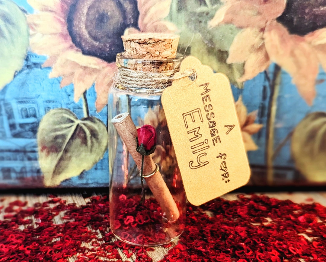 Personalized Message in a Bottle - Etsy