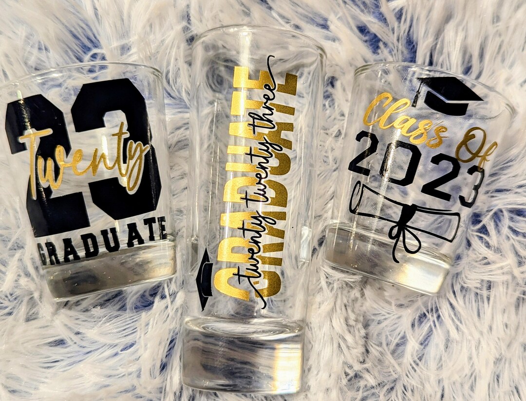 Personalized Graduation 2025 Shot Glasses - Etsy