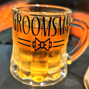 Best Man Gift Shot Glasses - Etsy