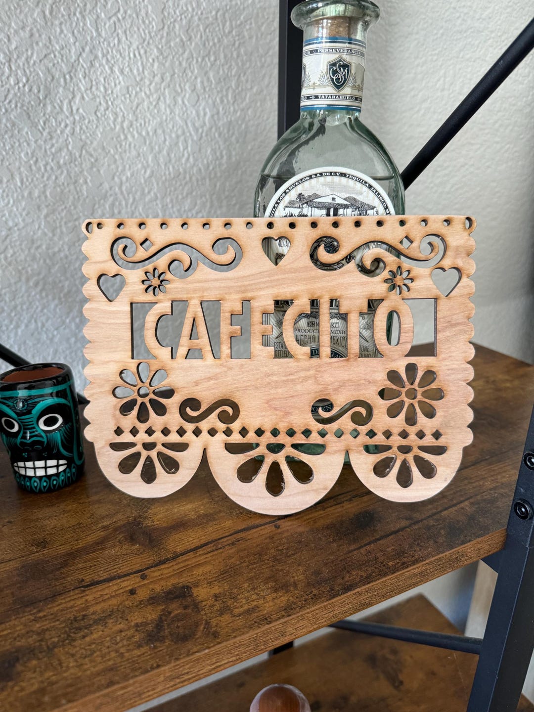 Personalized Cafecito Sign - Papel Picado Inspired Mexican Coffee Decor ...