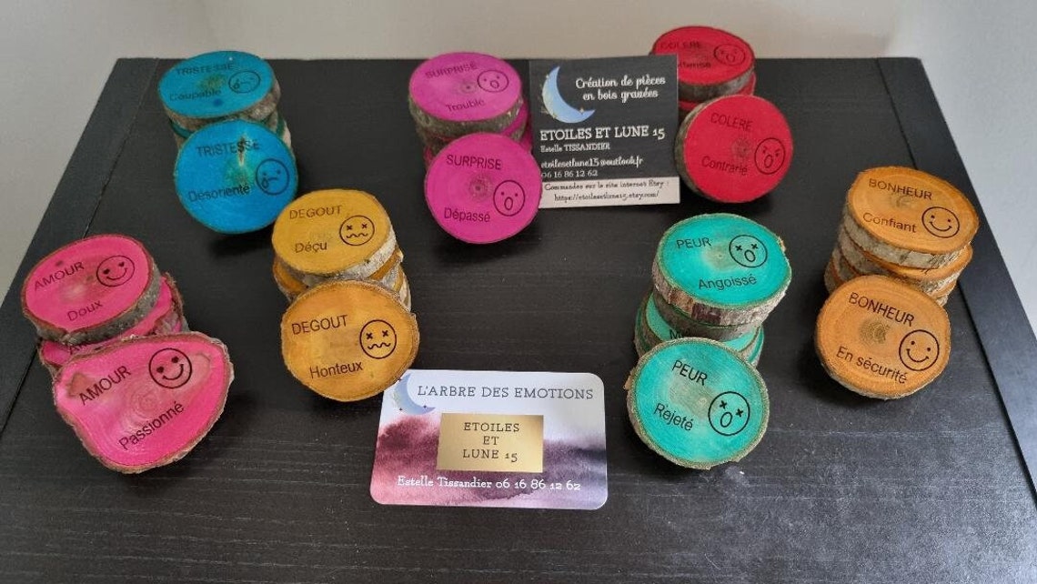Kit pédagogique L'arbre des 35 émotions - Etsy France
