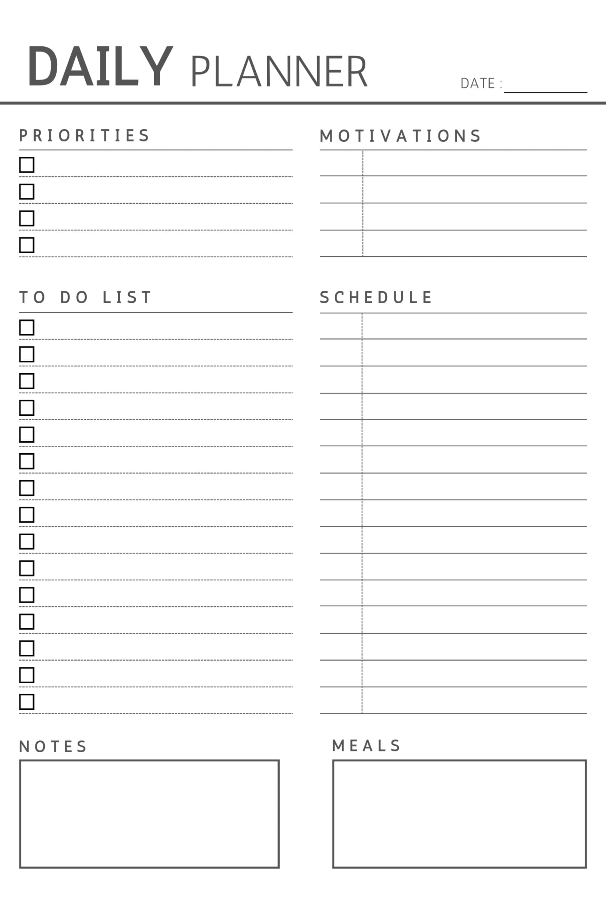 Effortless Daily Planner 2023-2024 Printable Planner - Etsy