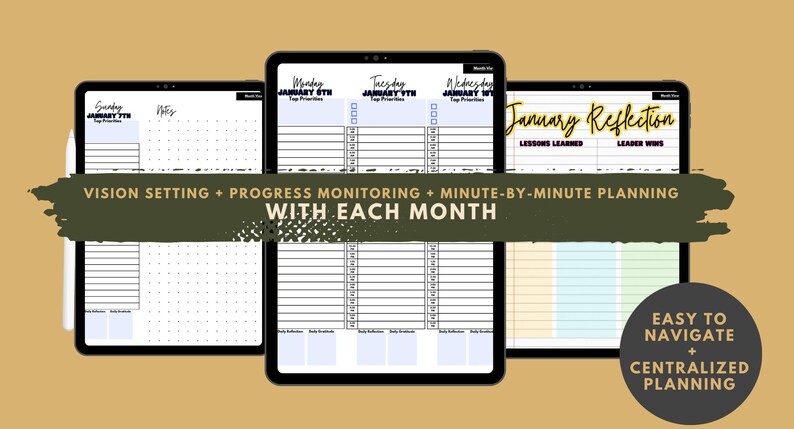 Educational Leader Digital Planner Assistant Principals Deans Coaches ...