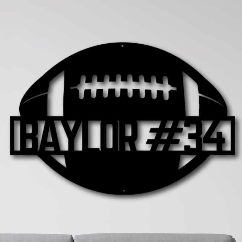 Football Sign - Etsy