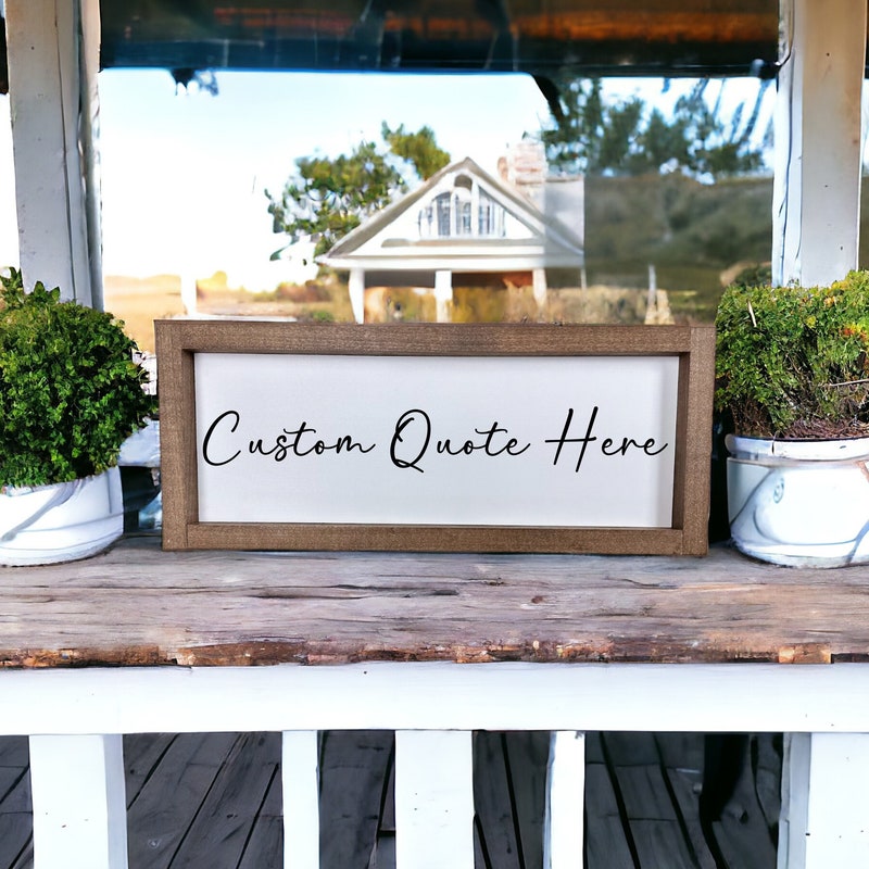 Wooden Quote Sign - Etsy