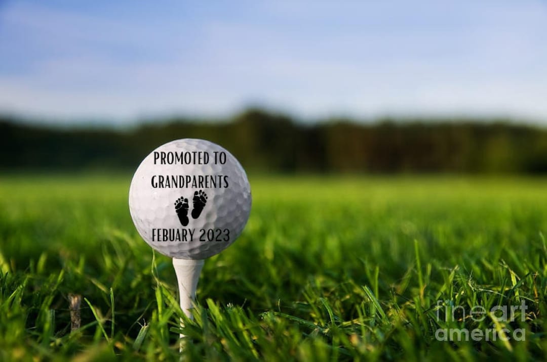 Promoted to Grandparents Golf Ball Set: Baby Announcement Gift - Etsy