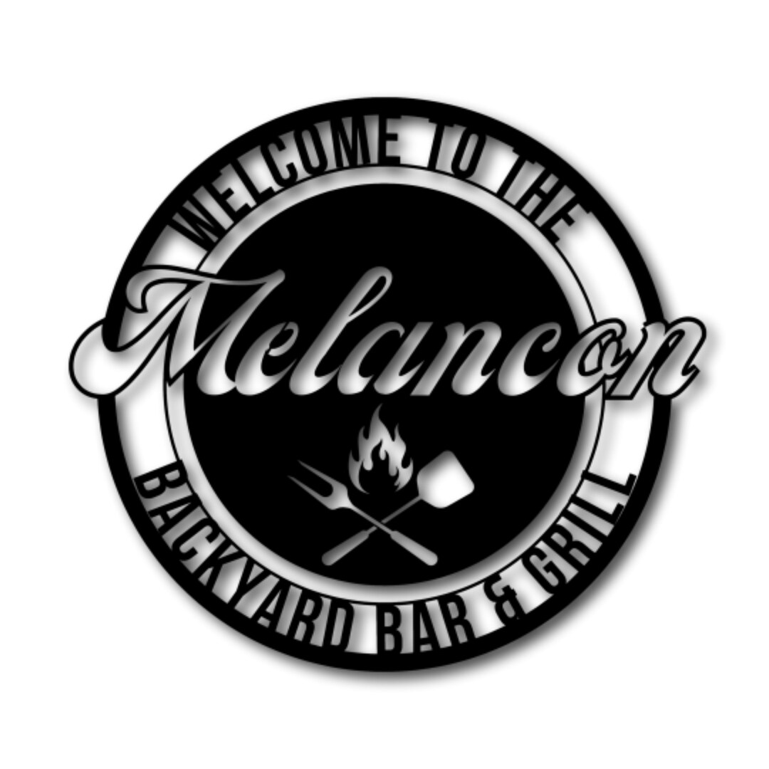 Backyard Bar and Grill Sign, Custom Backyard Sign, Patio Sign, Welcome ...
