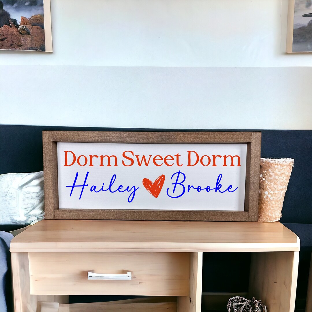 Custom Dorm Room Sign, College Dorm Room Sign, Dorm Room Decor ...