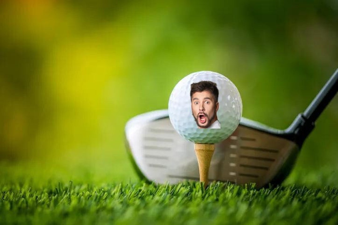 Custom Face Golf Ball Set: Funny Golfer Gift - Etsy