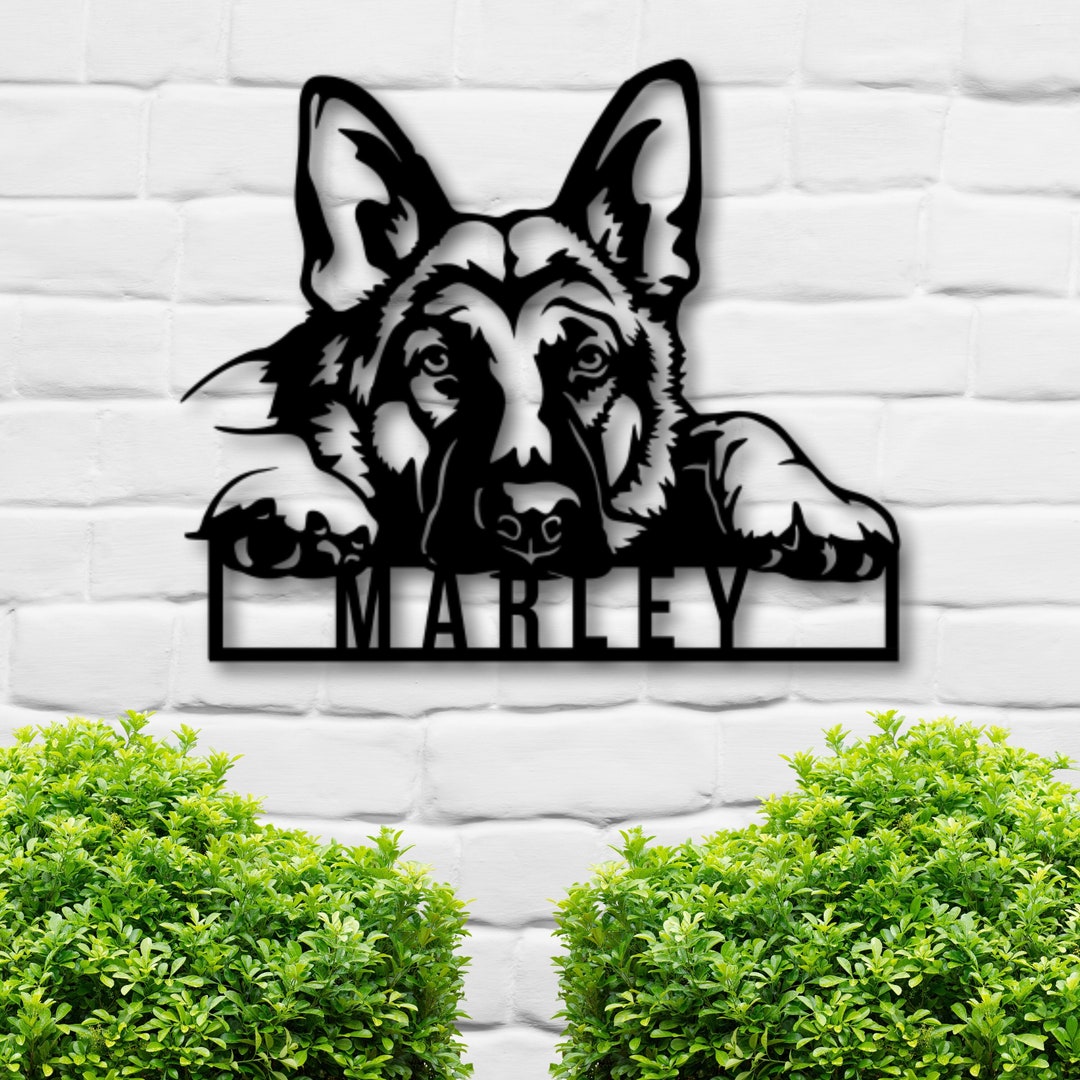 Metal German Shepherd Sign, German Shepherd Sign, German Shepherd, K9 ...
