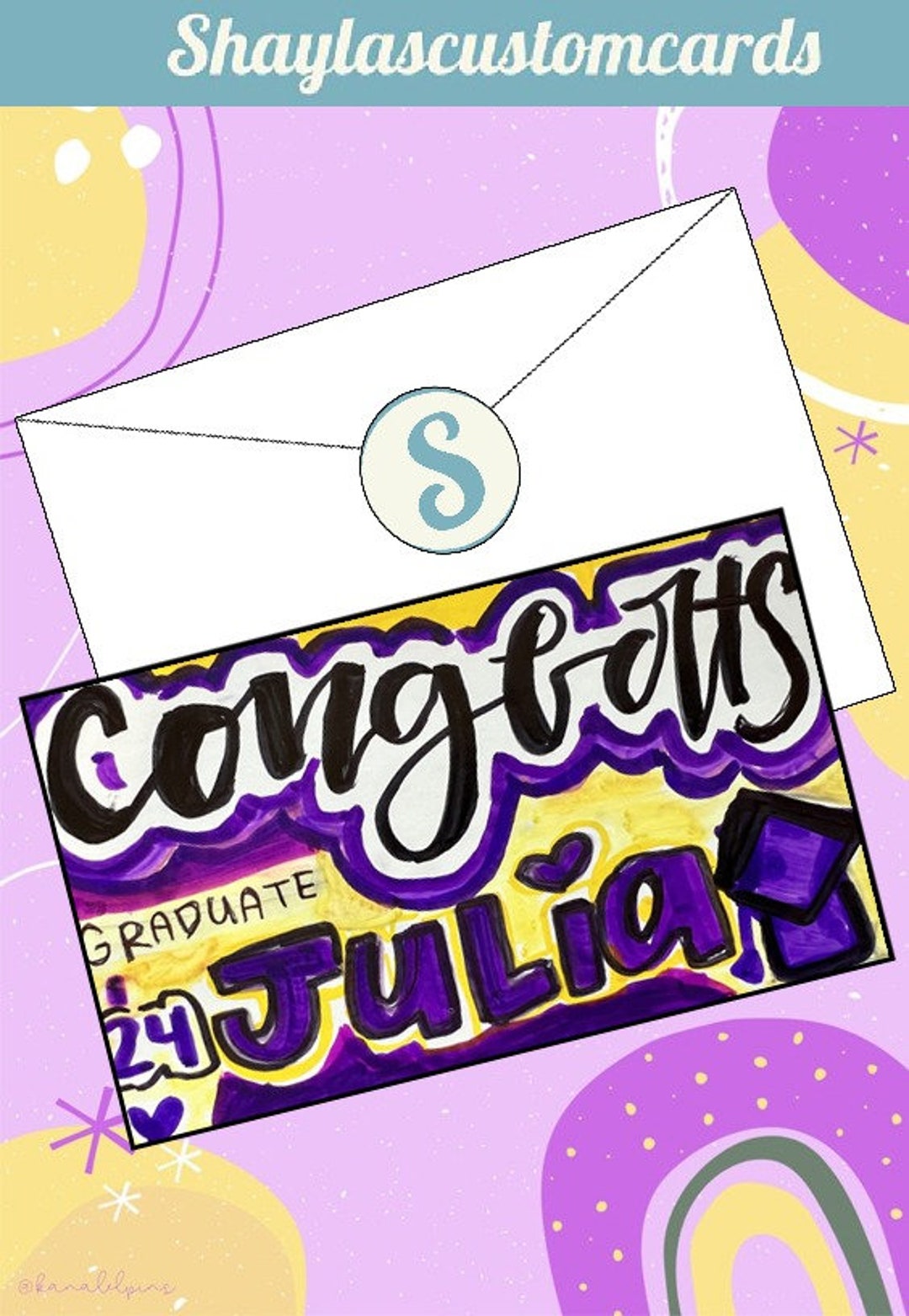 Custom College Graduation Card | Based on Any College Colors ...