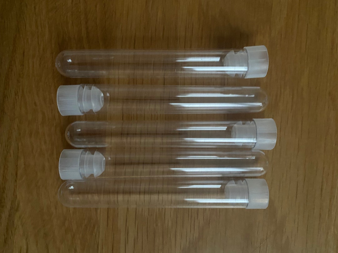5 Test Tubes With Lids - Etsy