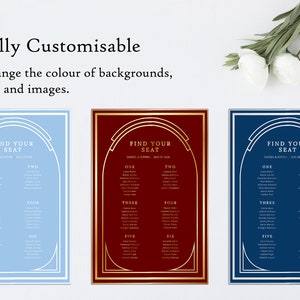 Storybook Wedding Seating Chart, Templett Editable Templates, DIY ...