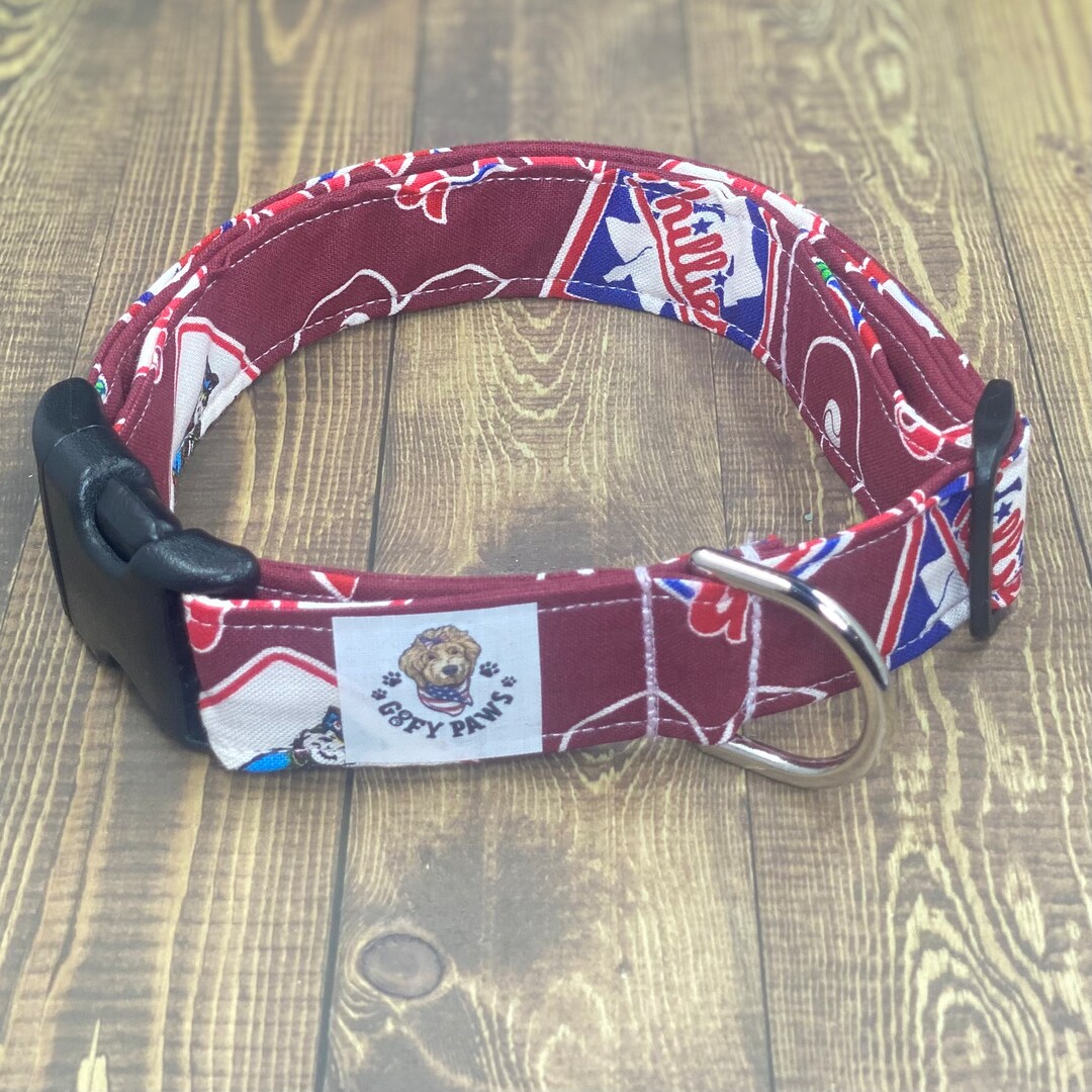 Phillies Dog Collar, Baseball MLB Team Collar - Etsy