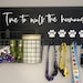 Handmade Pet Leash Organizer, Steel Basket & Hooks, Dog Mom Decor - Etsy