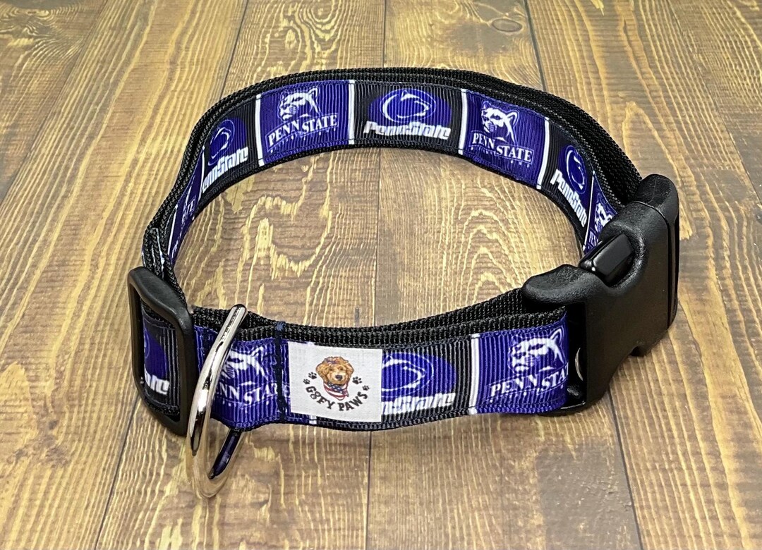 Penn State Dog Collar, College Pride, Adjustable - Etsy