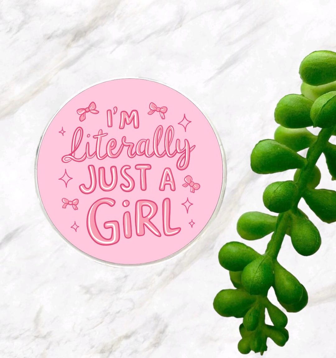 I'm Literally Just A Girl Magsafe/adhesive Phone Grip - Etsy