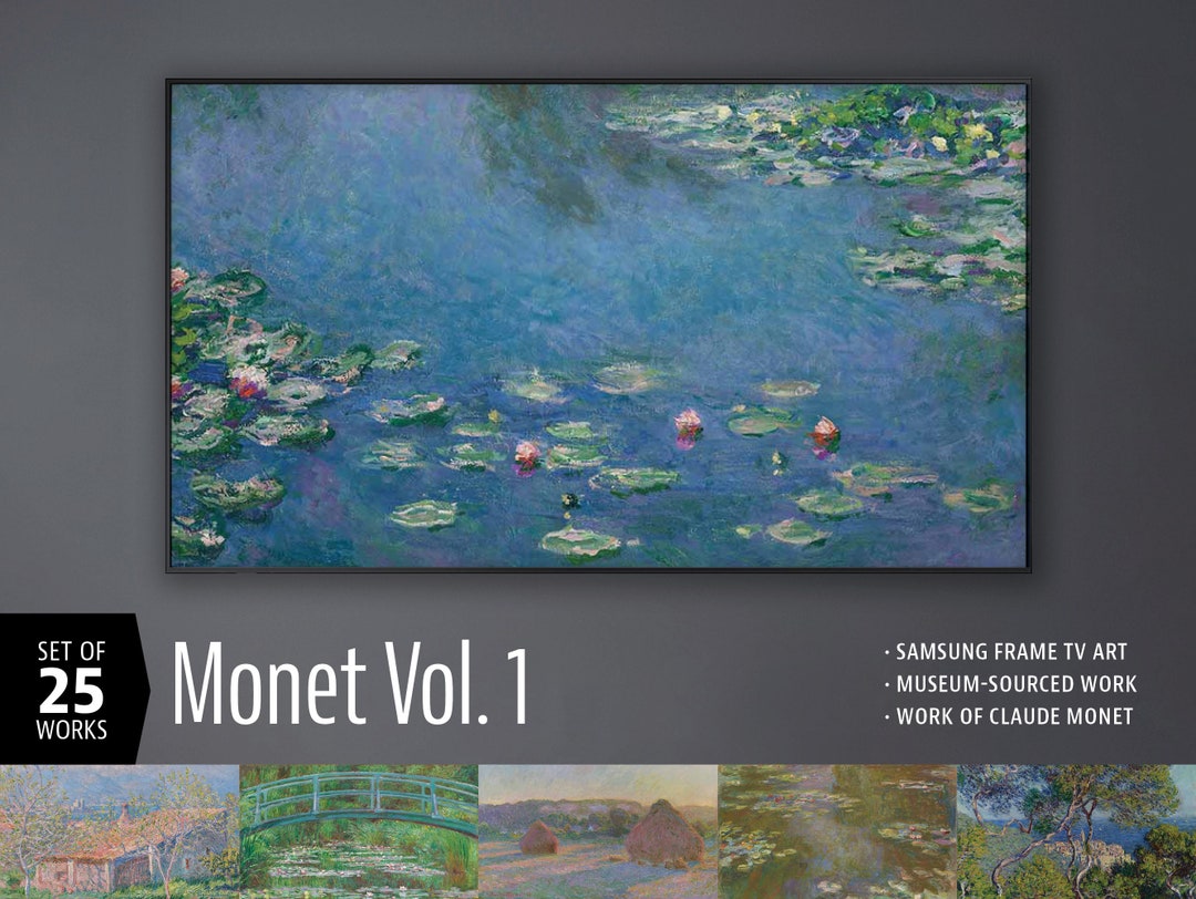 Monet Masterpieces Complete Set of 20 Museum-quality Art Prints Frame ...