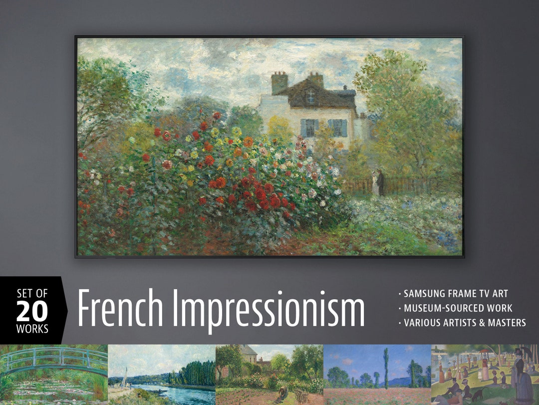 French Impressionism Art Collection 20 Frame TV Art Images - Etsy