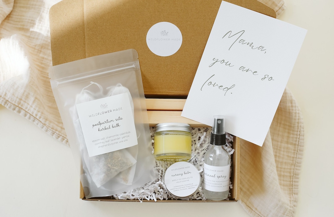 Postpartum Care Gift Box | Postpartum Recovery Package, New Mom Gift ...