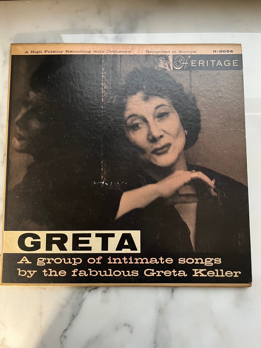 Vintage Vinyl Record- Greta: A Group of Intimate Songs by the Fabulous ...