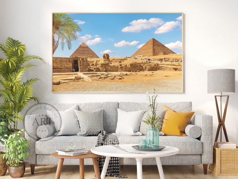 The Egypt Pyramid Ancient Egypt Egypt Wall Decor Prints Egypt ...