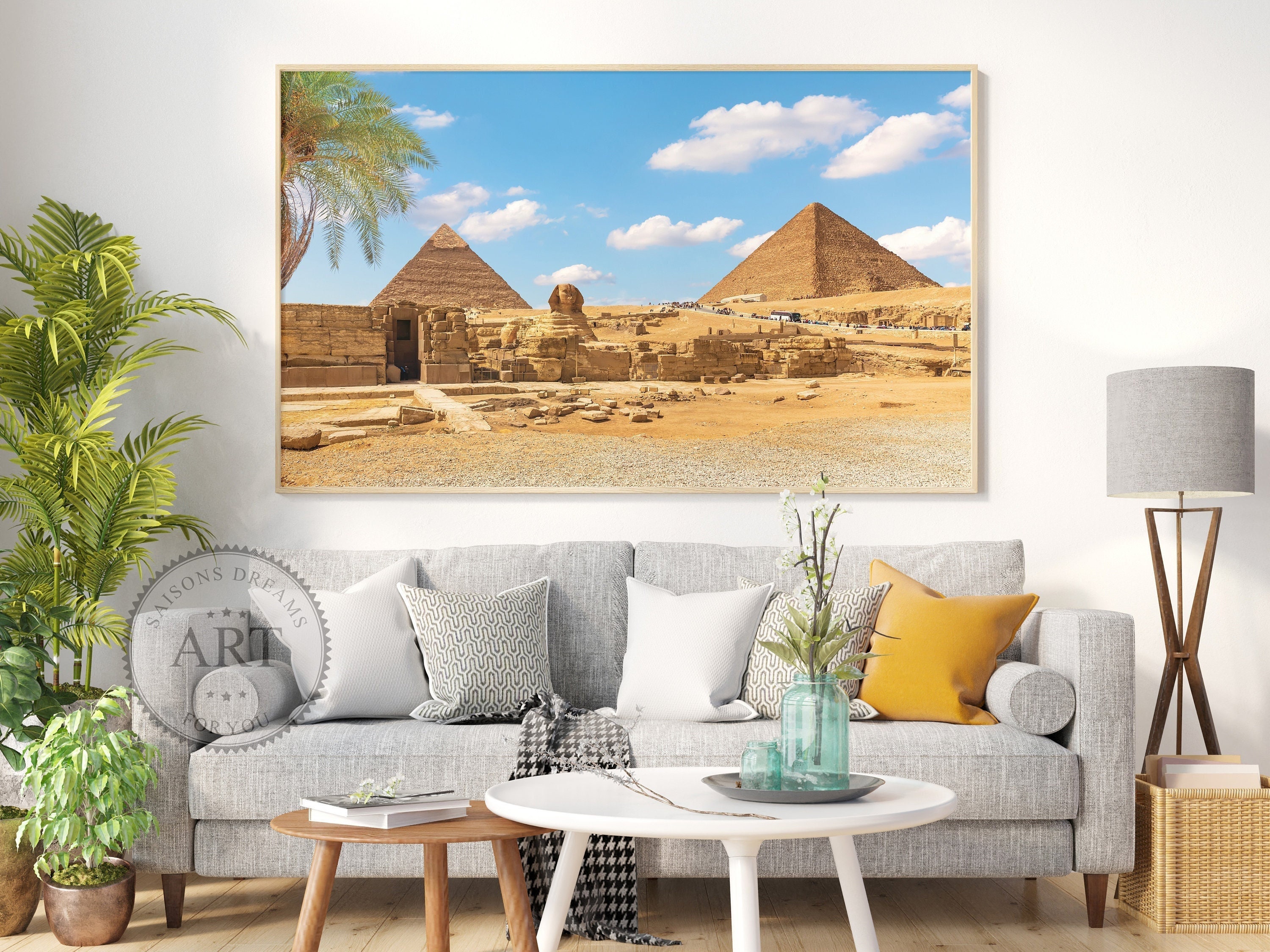 The Egypt Pyramid Ancient Egypt Egypt Wall Decor Prints Egypt ...
