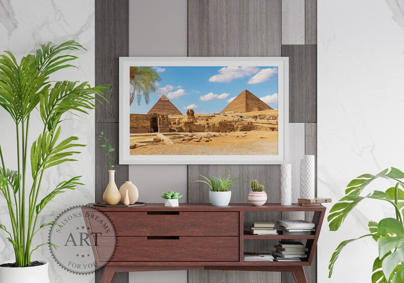 The Egypt Pyramid Ancient Egypt Egypt Wall Decor Prints Egypt ...