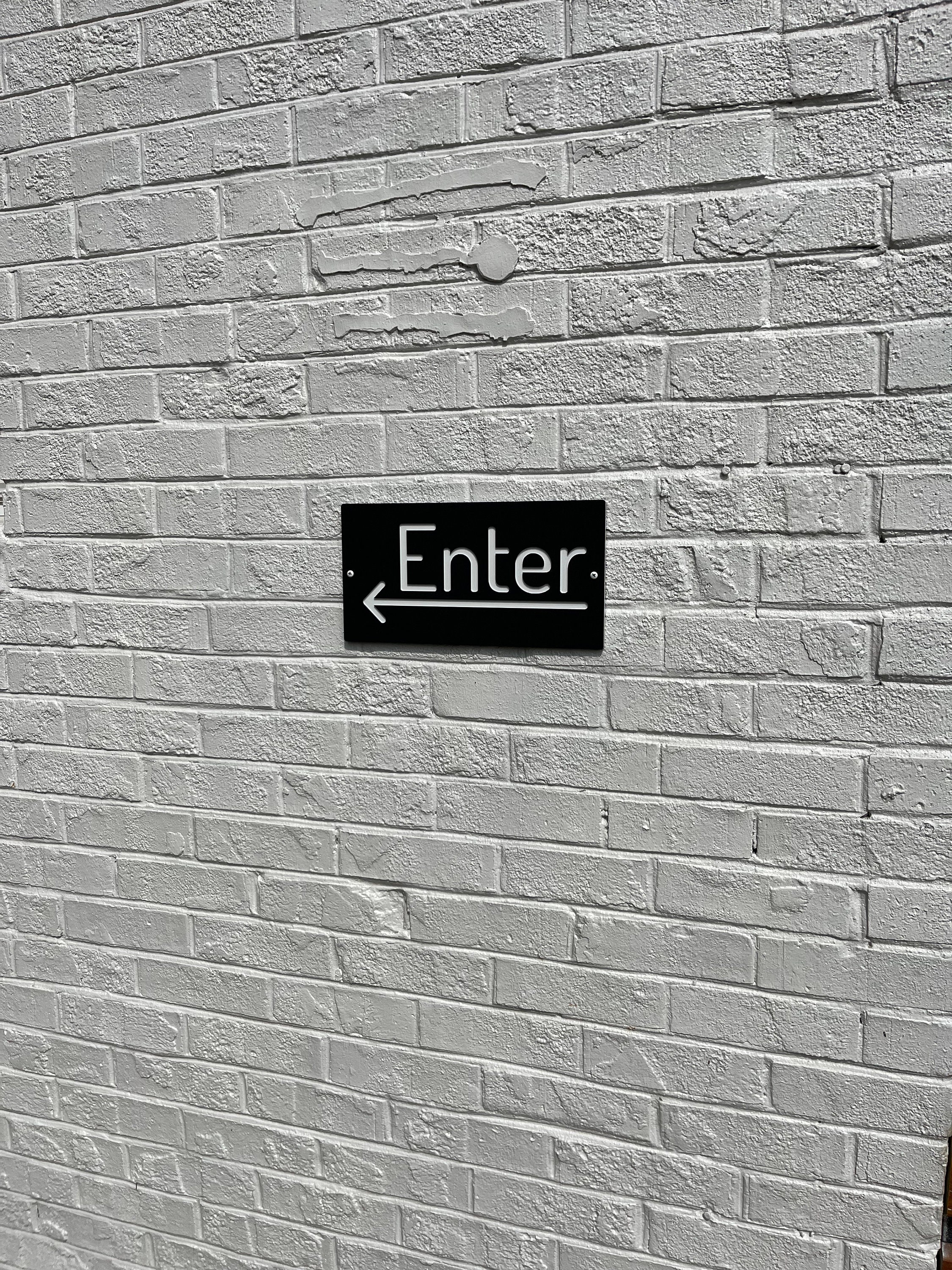 Enter Sign, Enter Sign With Arrow, Entrance Sign, Entrance Sign With ...